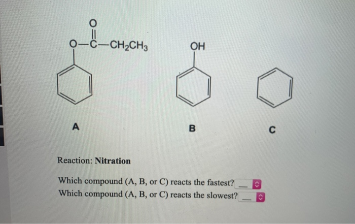 Solved CH3 CH3 CH NO2 NO2 NO2 Reaction: Nitration Which | Chegg.com