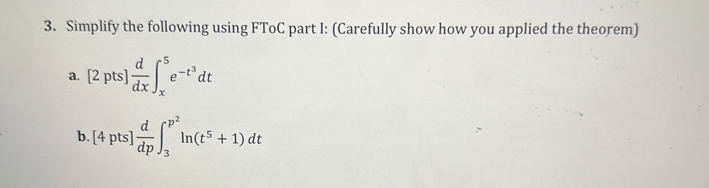 Solved Simplify the following using FToC part I: (Carefully | Chegg.com