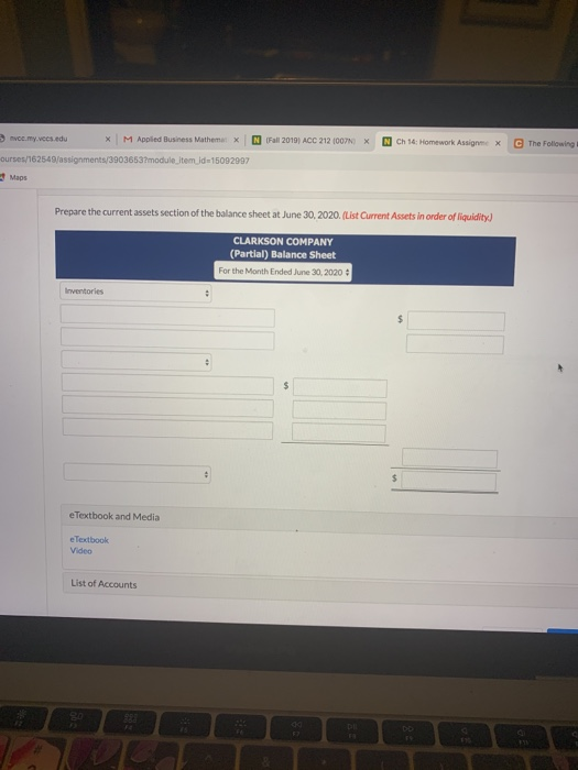 Solved nvcc.my.vccs.edu X M Applied Business Mathemat x N | Chegg.com