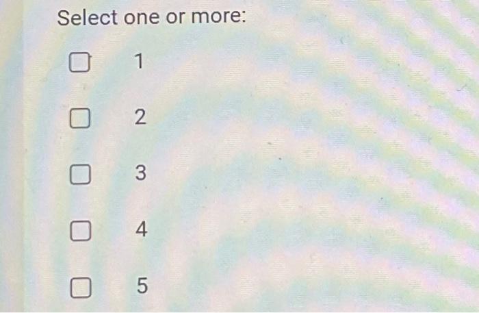 Solved Select one or more: | Chegg.com