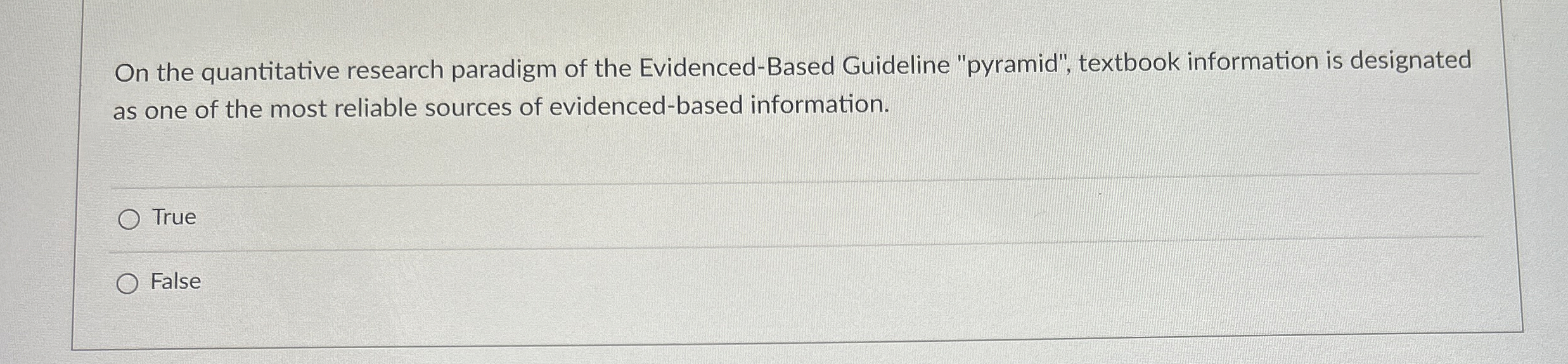 Solved On the quantitative research paradigm of the | Chegg.com