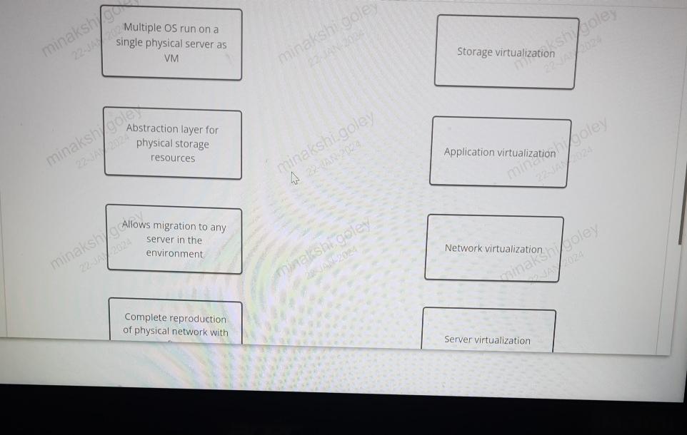Solved Multiple os run on a single physical server | Chegg.com