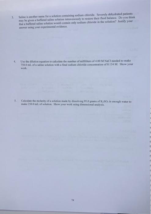 Solved Experiment 9 Data Sheet Name CHEM 1131 Date Buffer | Chegg.com