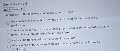 Solved Question 7 (10 ﻿points)ListenWhich one of the | Chegg.com