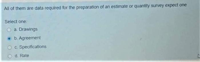 Solved Advantage of Measured or Unit rate Contract a. the | Chegg.com