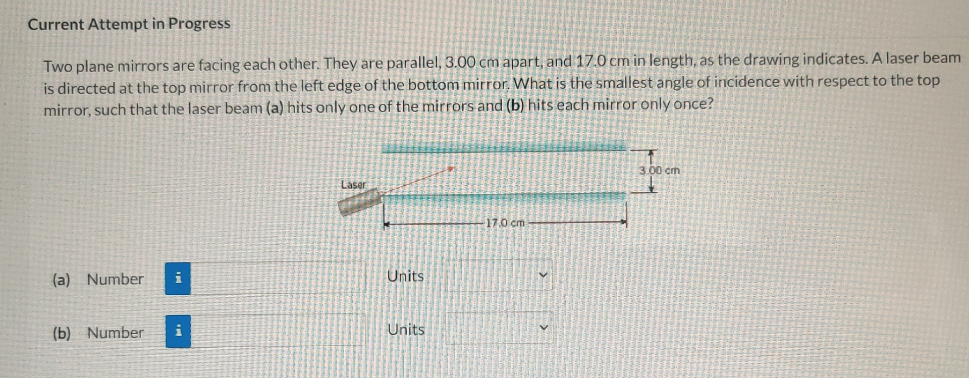 Current Attempt in ProgressTwo plane mirrors are | Chegg.com
