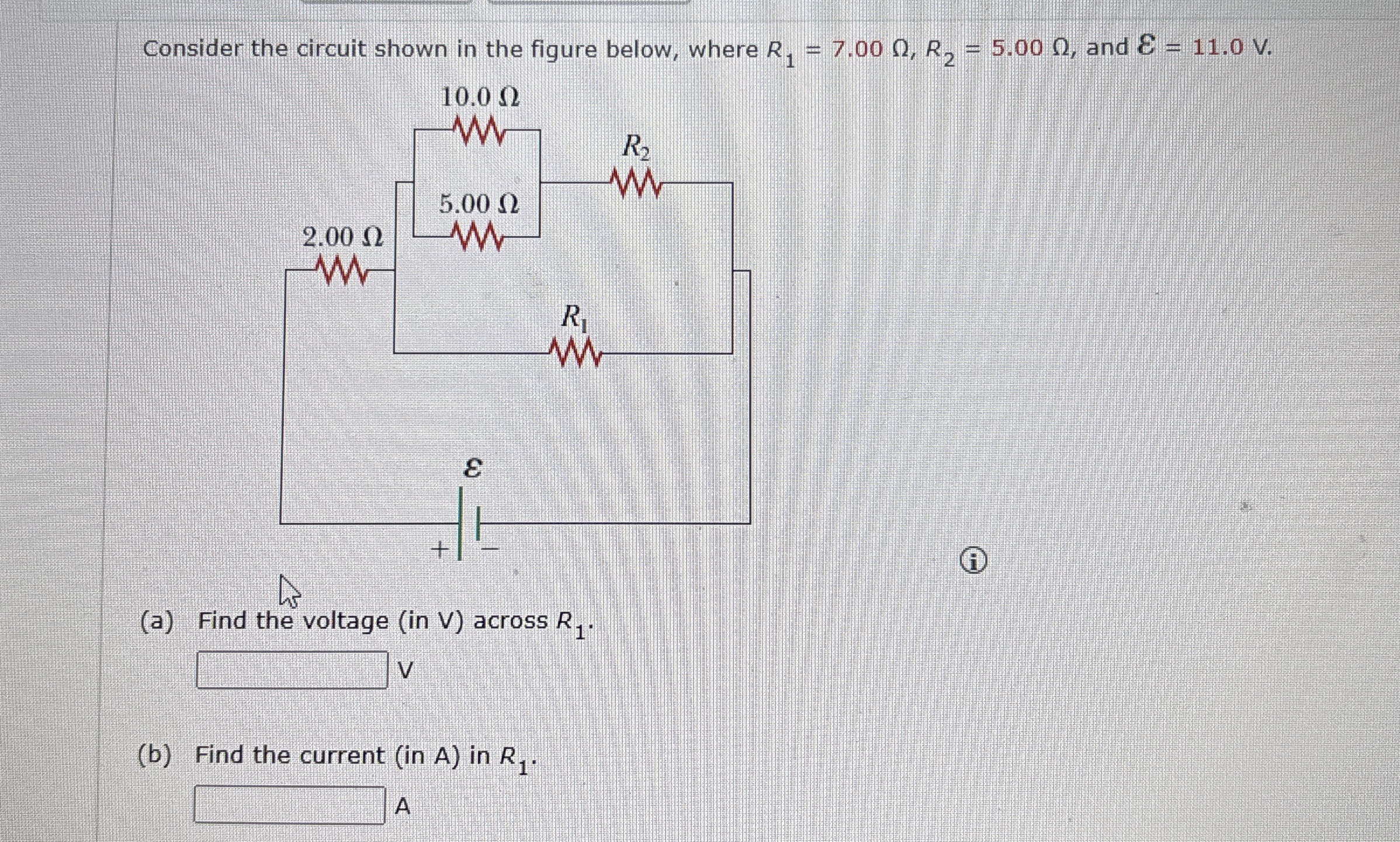 [Solved]: Consider the circuit shown in the figure below, wh