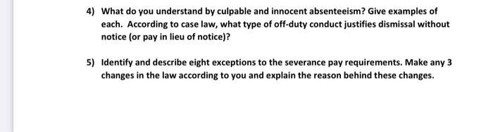 Solved 4) What do you understand by culpable and innocent | Chegg.com