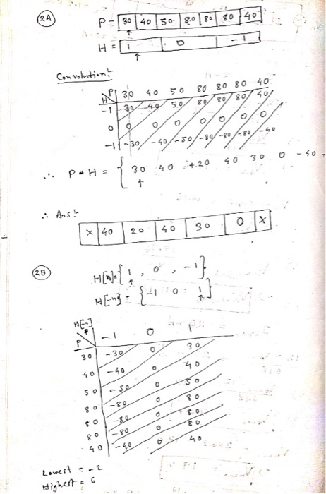 Question 2. Correlation/Convolution (20 points) Use | Chegg.com