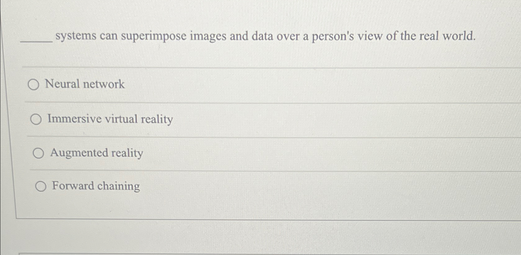 Solved systems can superimpose images and data over a | Chegg.com