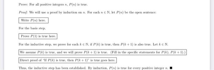 Solved 2. Prove the following statement using induction: For | Chegg.com
