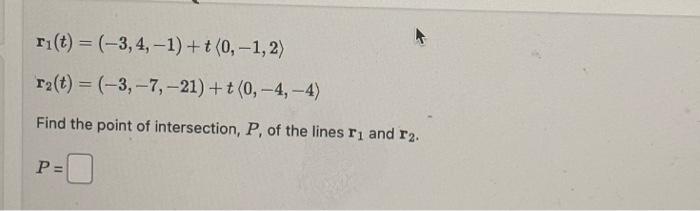 Solved Determine whether or not the lines have a single | Chegg.com