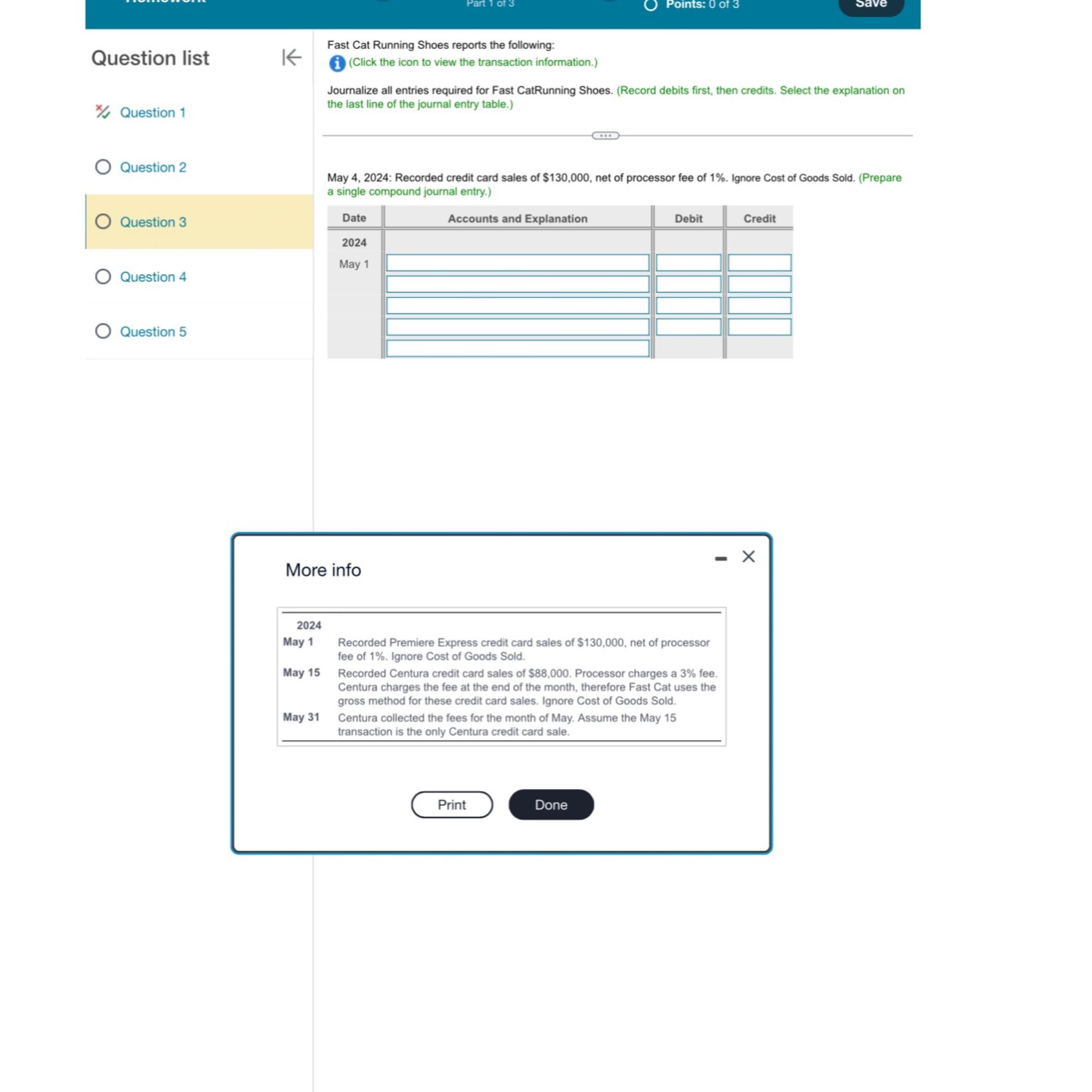Solved Question listQuestion 1Question 2Question 3Question | Chegg.com