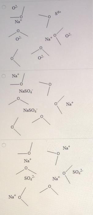Solved Question 18 Which figure best represents how Na2SO4 | Chegg.com