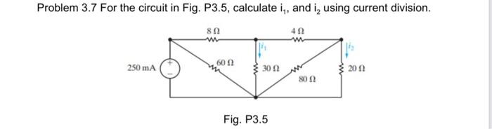 Solved Problem 3.7 For the circuit in Fig. P3.5, calculate | Chegg.com