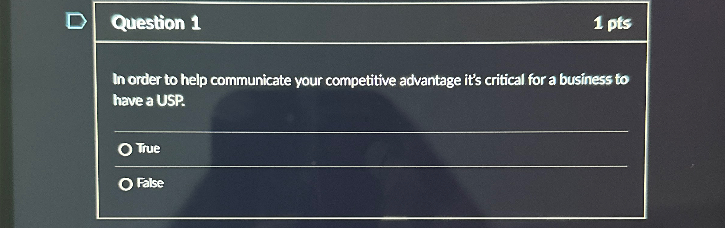 Solved Question 11 ﻿ptsIn order to help communicate your | Chegg.com
