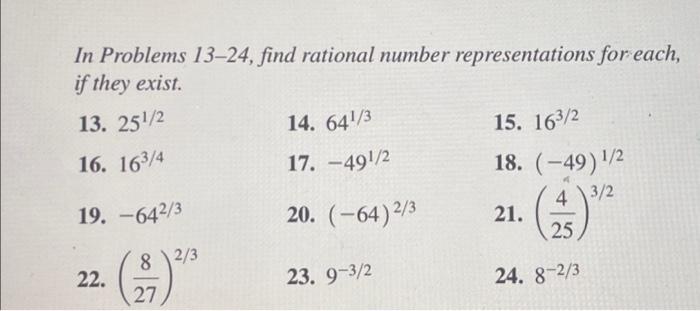 Solved #13,15,17,19,23 In Problems 13-24, find rational | Chegg.com
