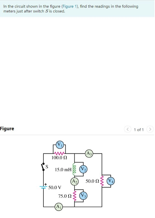 Solved In the circuit shown in the figure (Figure 1), find | Chegg.com