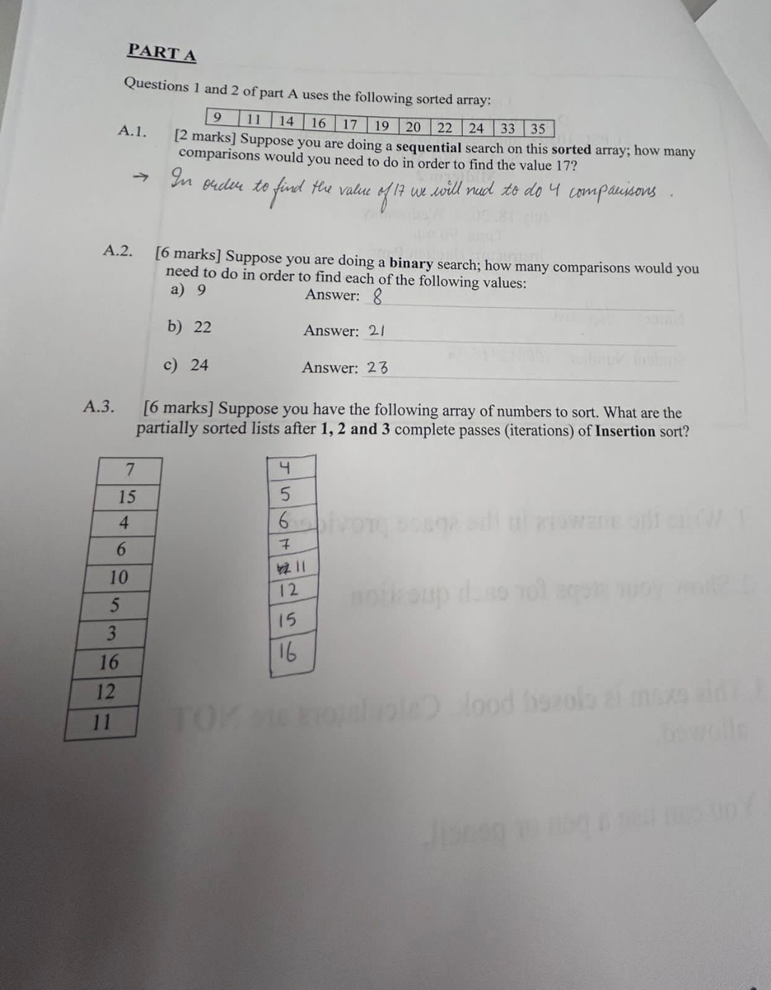 Solved PART AQuestions 1 ﻿and 2 ﻿of part A uses the | Chegg.com
