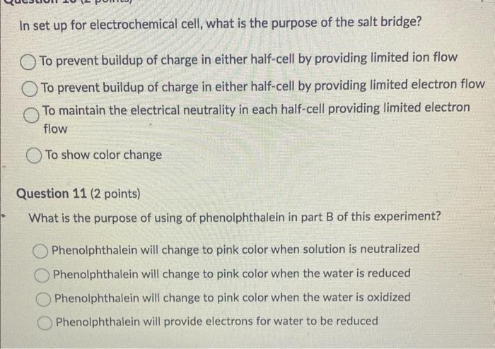 Solved In part B, the electrolysis of the aqueous potassium | Chegg.com