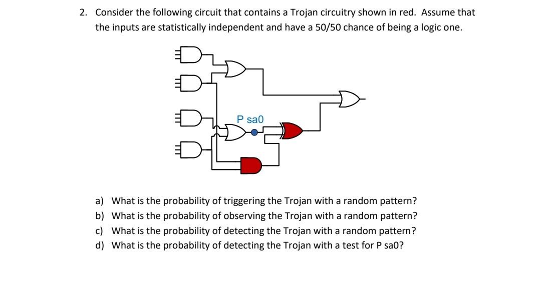 Solved 2. Consider the following circuit that contains a | Chegg.com