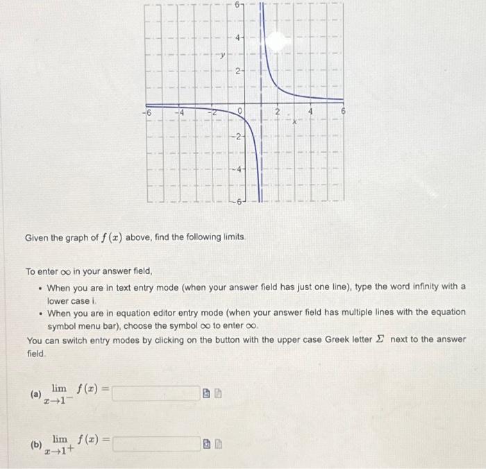 Solved Given the graph of f(x) above, find the following | Chegg.com