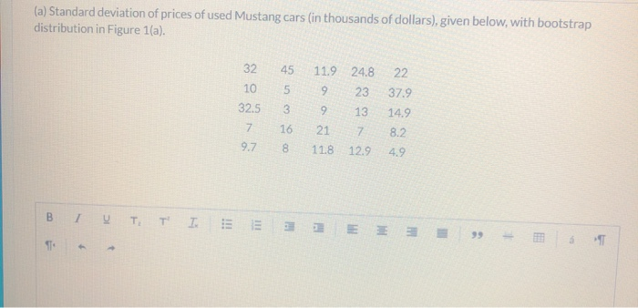 Solved Figure 1 shows bootstrap distributions for the | Chegg.com