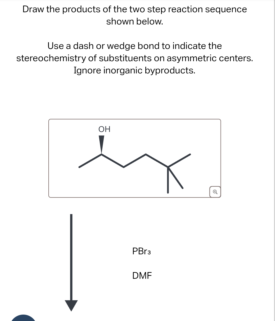 Solved Draw the products of ﻿the two step reaction | Chegg.com