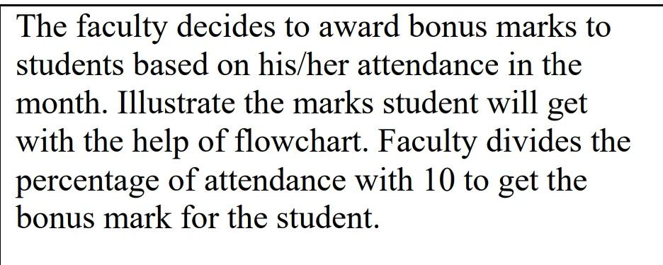 Solved The faculty decides to award bonus marks to students | Chegg.com