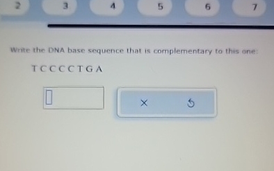 Solved Write the DNA base sequence that is complementary to | Chegg.com
