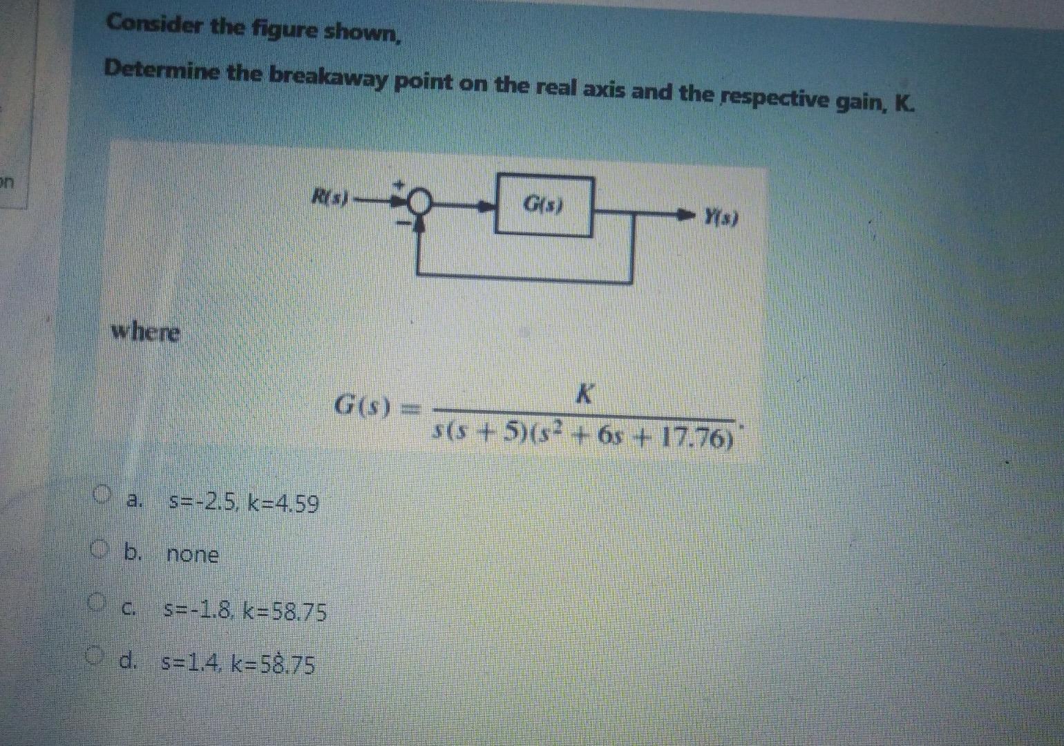 Solved Consider the figure shown. Determine the breakaway | Chegg.com