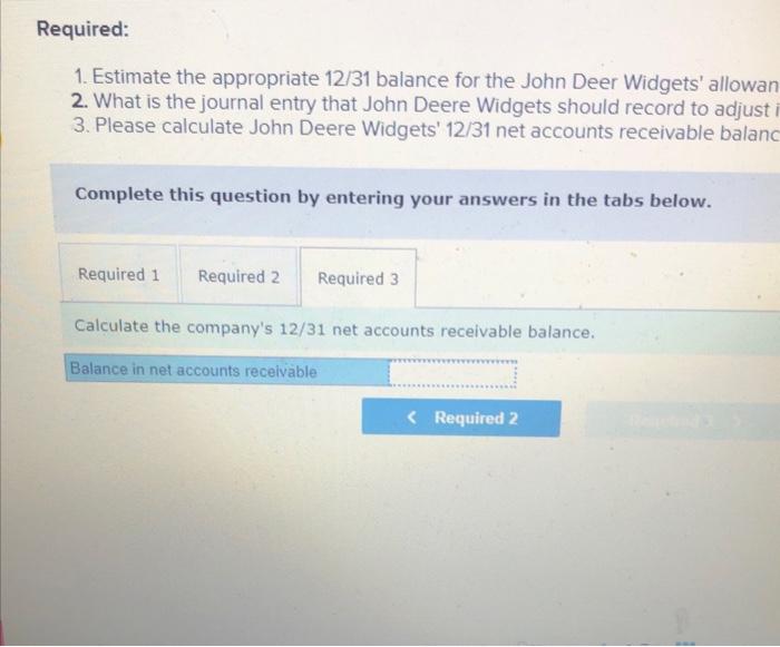Solved John Deere Widgets is a US corporation involved in | Chegg.com