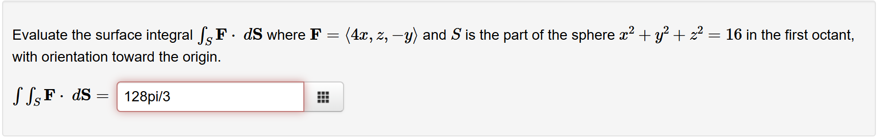 Solved Evaluate the surface integral ∫SF* dS ﻿where | Chegg.com