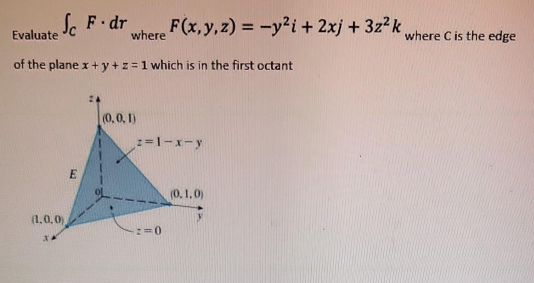 Solved of the plane x+y+z=1 which is in the first octant | Chegg.com Solved of the plane x+y+z=1 which is in the first octant | Chegg.com