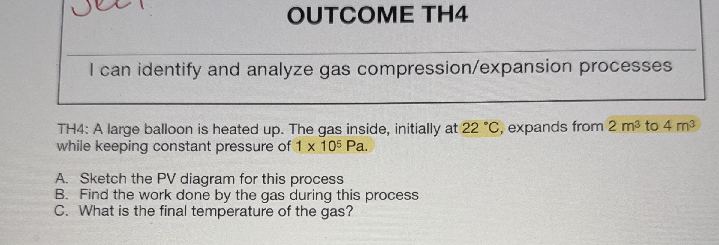 Solved OUTCOME TH4I can identify and analyze gas | Chegg.com