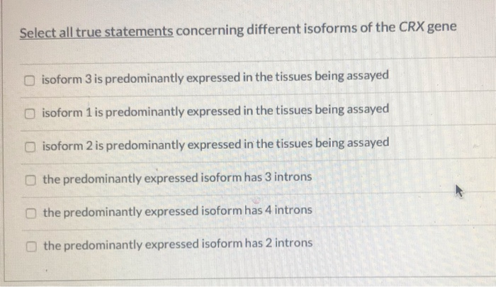 Solved Select all true statements concerning different | Chegg.com