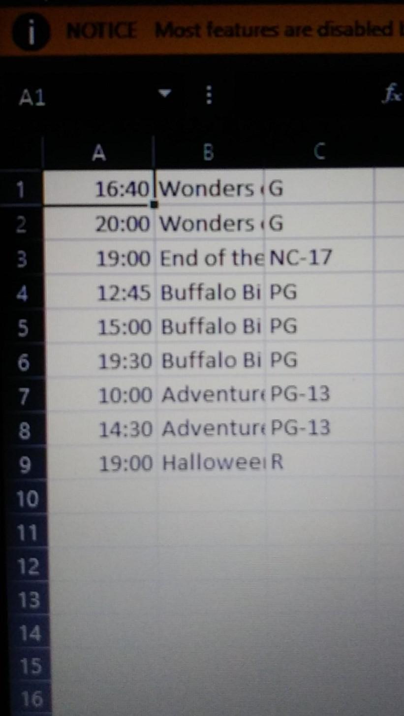 Solved 1111 Lab Movie Show Time Display Write A Program 6844