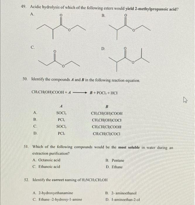 Solved 37. CH(OH)CH2C(HO) What is the name of this carbonyl | Chegg.com