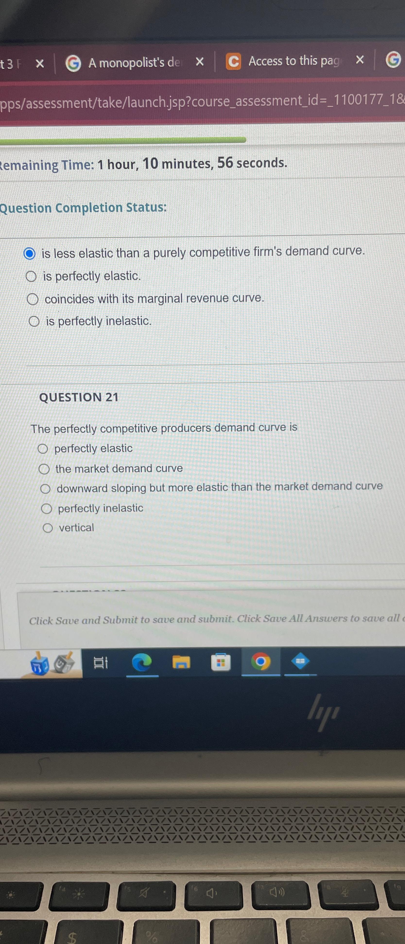 Solved t3FA monopolist's deAccess to this | Chegg.com