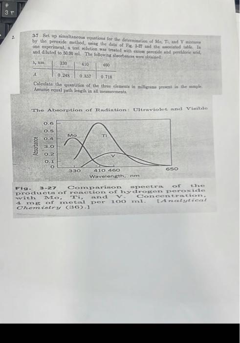 Solved 2. 34- Set up simultancous equationi for the | Chegg.com