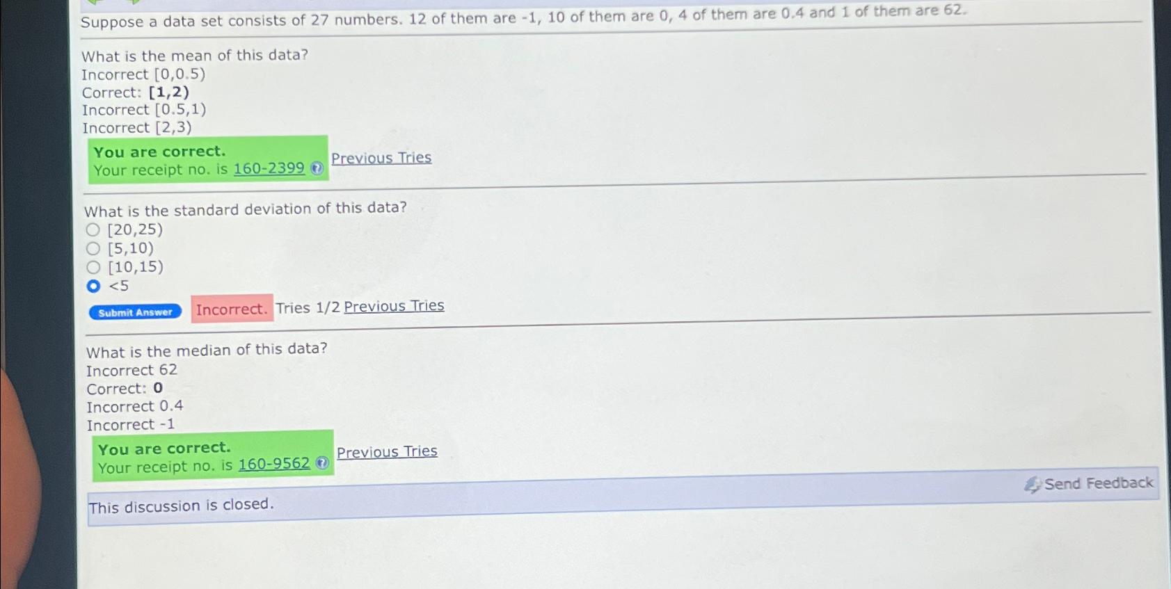 Solved Suppose a data set consists of 27 ﻿numbers. 12 ﻿of | Chegg.com