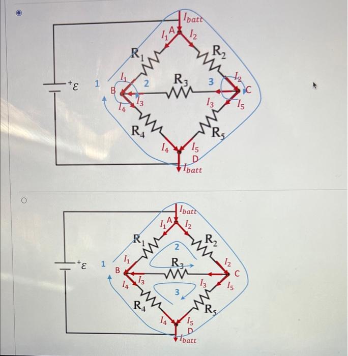 Kirchhoff's Laws. An unbalanced bridge circuit has | Chegg.com