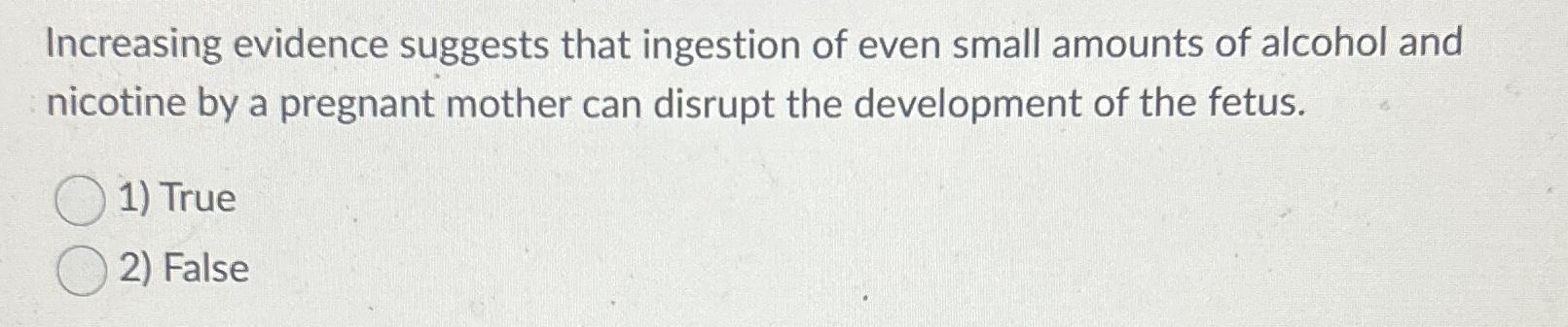 Solved Increasing evidence suggests that ingestion of even | Chegg.com