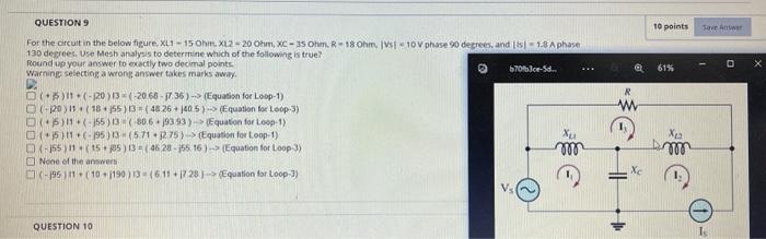 Solved For the circuit in the below figure, xt1−15 Ohim, | Chegg.com