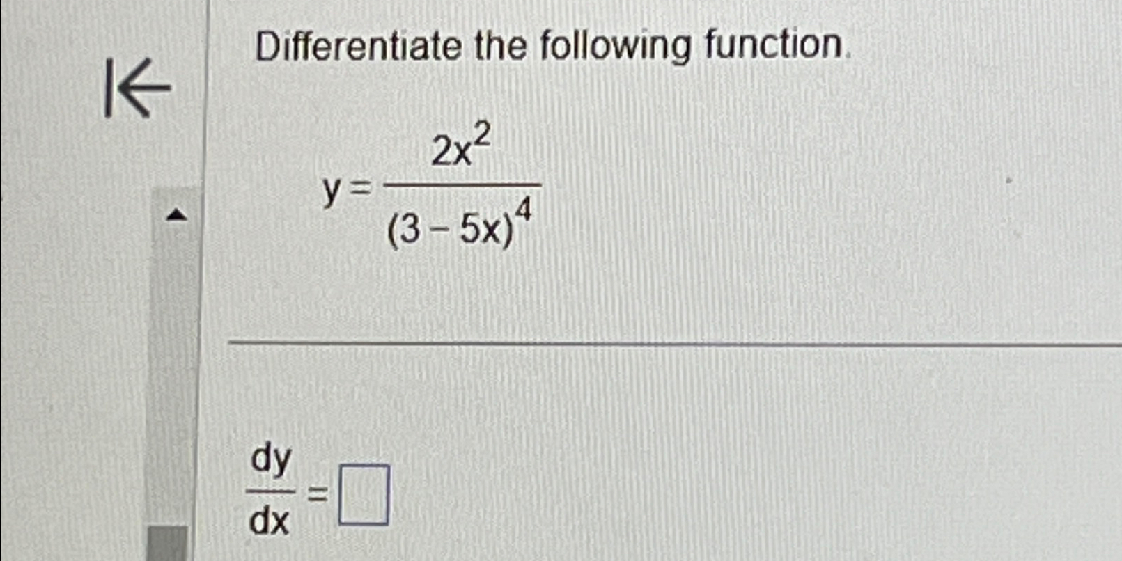 Solved Differentiate the following | Chegg.com