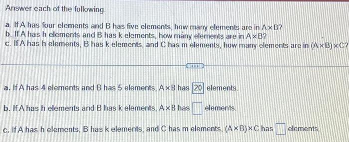 Solved Answer each of the following. a. If A has four | Chegg.com