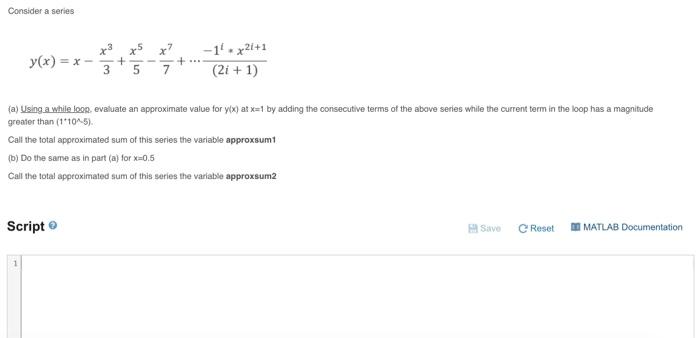 Solved Write a script using the predefined matro A and | Chegg.com