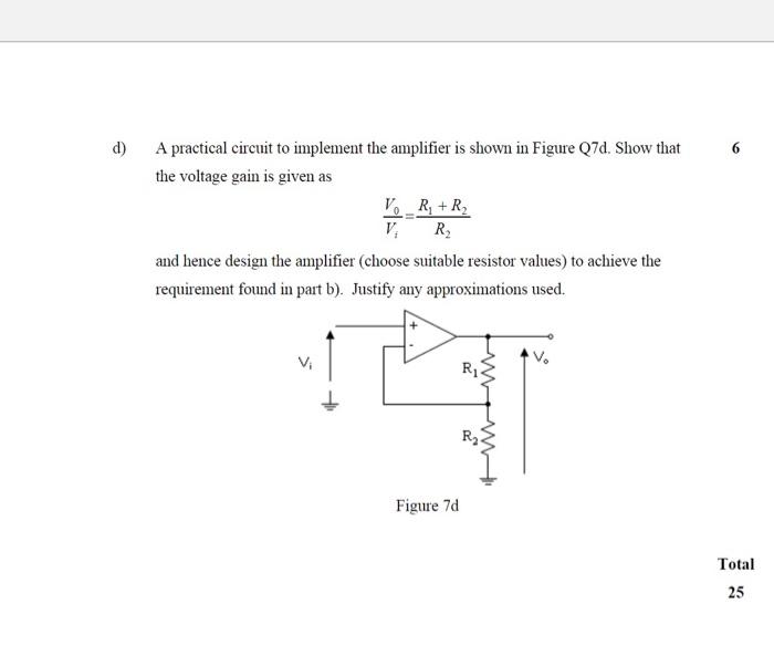 Solved 7. a) Draw the block diagram of a simple negative | Chegg.com