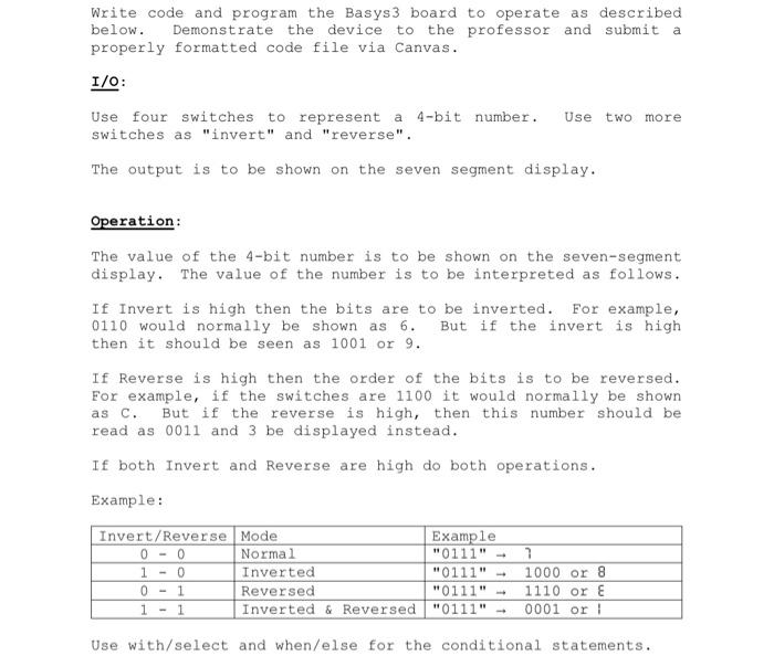 Solved How do you code this in VHDL? This is a practice | Chegg.com