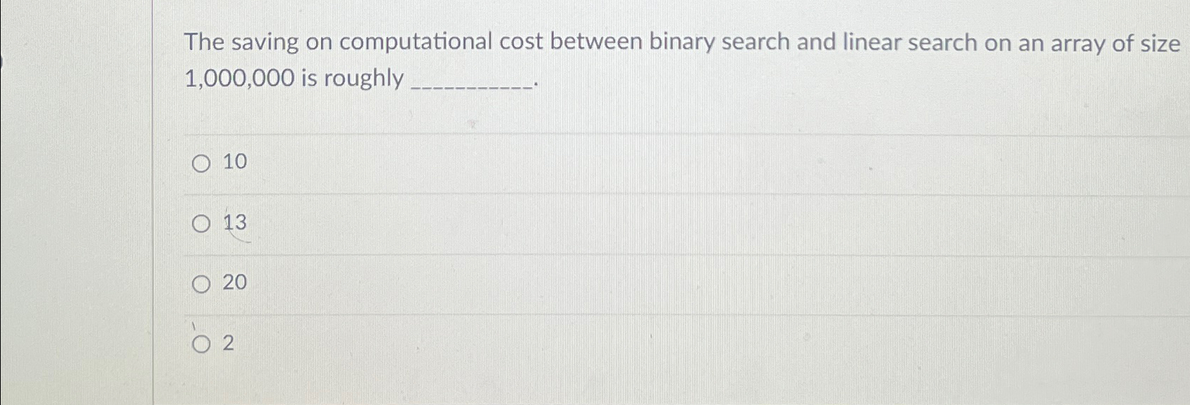 Solved The saving on computational cost between binary | Chegg.com